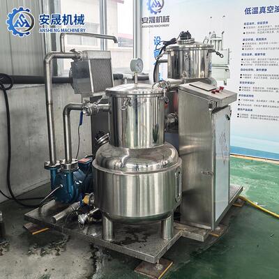食品厂虾各种鱼排海带脆加工设备香酥海带片全自动真空低温油炸机