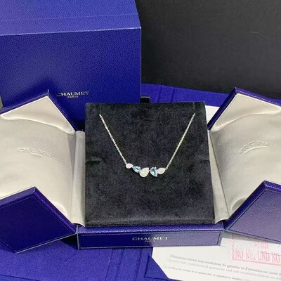 99新Chaumet/尚美巴黎Josephine约瑟芬星圆·白鹭项链女款