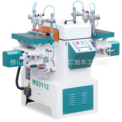 厂家直供木工机械设备MS3112可调摆速卧式双端木工榫槽机