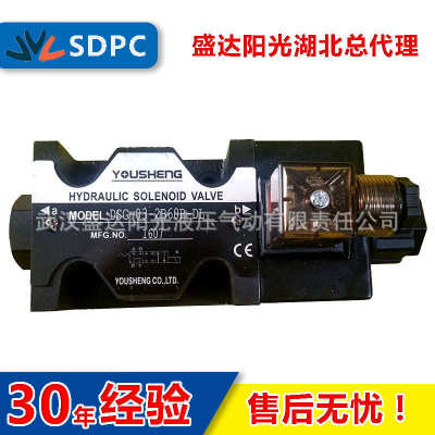 油研 广东 浙江 宏泰 DSG-03-2B60B 液压电磁换向阀 二位四通