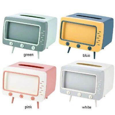 Cute Napkin Holder with Mobile Phone Stand Kawaii Tissue