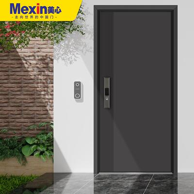美心防盗门入户门官方家用安全门进户门甲级门带智能锁大门6236