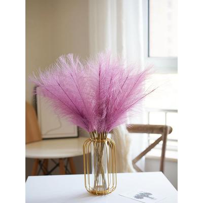 55厘米高Wabi-Sabi风格芦苇人造花假花干插花装饰品在斯堪的纳维