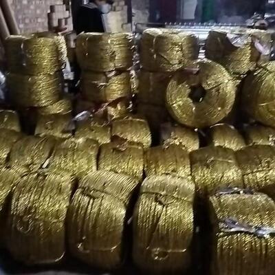 黄绳金绳废料纸打包大棚压膜吊128秧线塑包装绑绳子带捆绑厂家耐