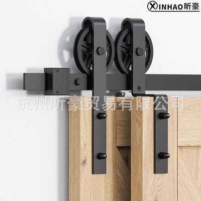 大轮bypass单轨道双排门重叠门移门吊轮吊轨谷仓门吊轨谷仓门五金