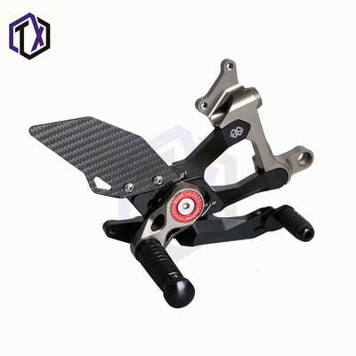 竞技 霸杜卡升高总成脚踏街脚踏 碳纤维迪改装v4 v4 panigale可调