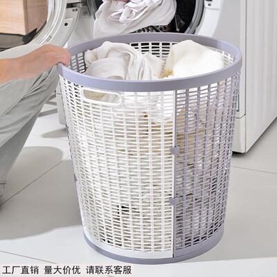 Woven laundry basket for dirty clothes, suitable for storage