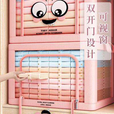 衣服整理箱子用神大容量友纳器衣柜装衣物储物百家纳箱宿舍折叠收