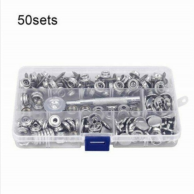 10mm螺丝大白扣+工具盒装 帐篷,童车,篷布扣 五金配件 四合扣