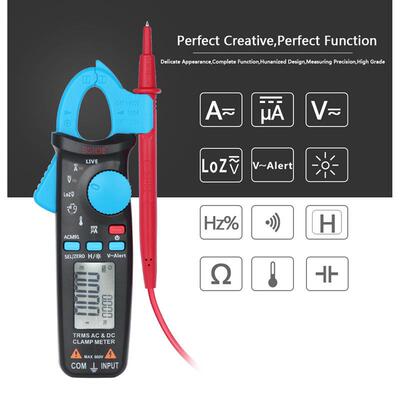 BSIDE ACM91钳形万用表高精度钳形表真有效值电流表电容表表