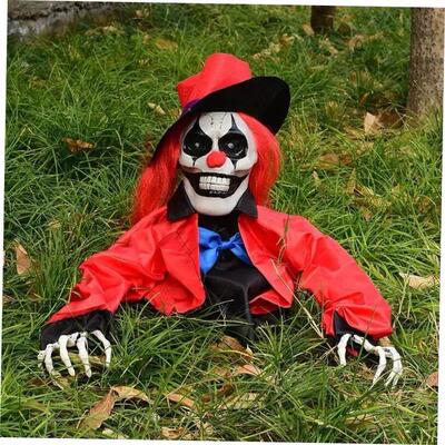 Halloween Groundly Inserted Clown Ghost Creative Outdoor Dec