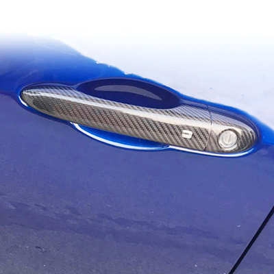 适用玛莎拉蒂Ghibli碳纤维外门拉手14-20款带感应孔车内饰改装件
