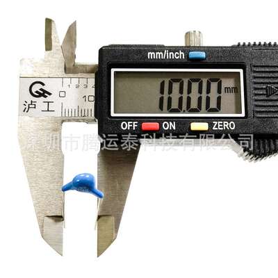 安规电容 Y1电容 471K 400V 10% 470PF P=10MM 蓝色电容 优势直销
