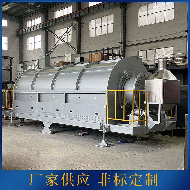 电热式回转窑加热回转窑工业实验电炉气氛回转保护窑炉治金隧道炉