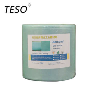 无尘吸水擦拭油压花纸绿色 纸81050大卷工业吸无尘长条纸除尘大卷