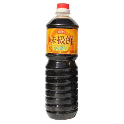 产地发货 统万 珍极味极鲜 酱油1L 2瓶包邮 家庭调料 餐饮