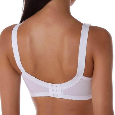 White Big Minimizer Bras Plus Size Lace Bra Women Unlined Fu