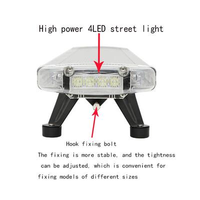 源头工厂信号灯塔车顶灯条超薄LED爆闪灯8400-4C+喇叭一体机1.18M