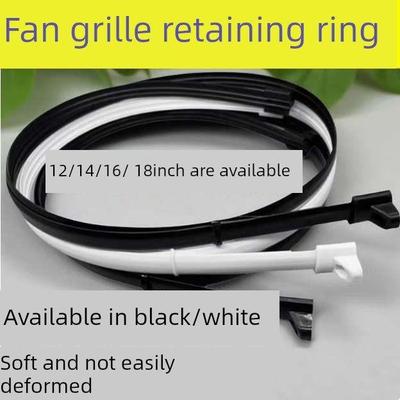 电风扇网箍16寸18寸落地扇网圈壁台扇网罩固定胶条塑料外圈环配件