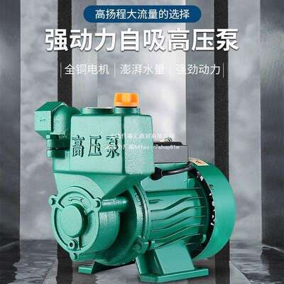 【131.1元抢100000件，抢完恢复138元】自吸泵家用水井抽水泵220V