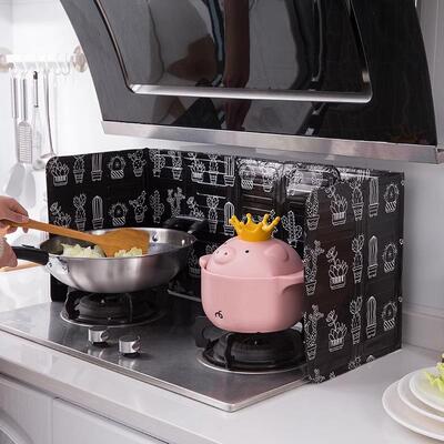 Oil-Resistant Splash Guard for Kitchen Stove, Cooking Oil-Sp