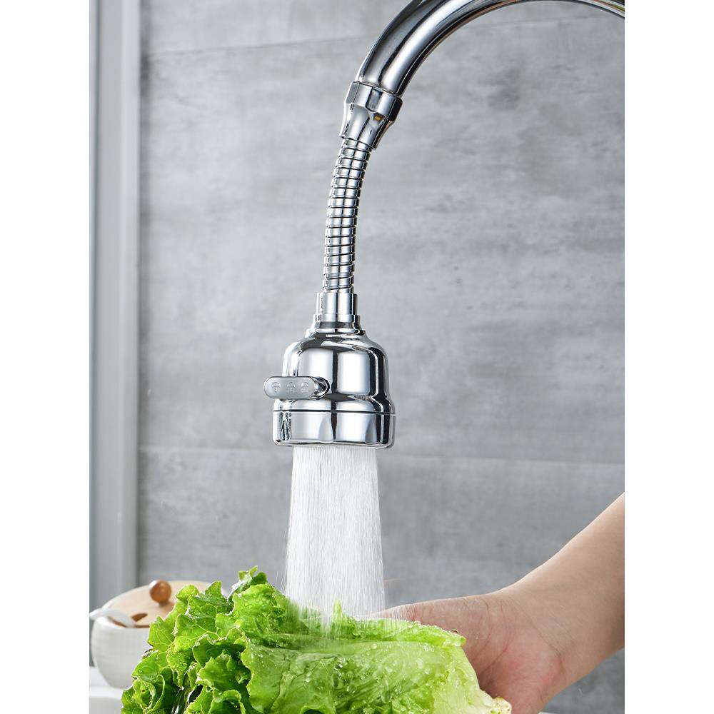 厨房水龙头防溅头加长延伸器过滤器嘴花洒喷头起泡器防溅水龙头嘴