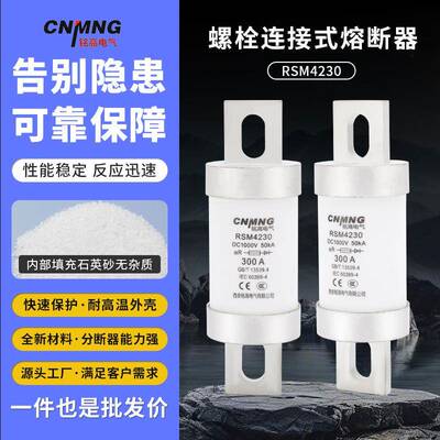 DC1000V/400A直流熔断器RS309充电桩专用直流熔断器RSM4230