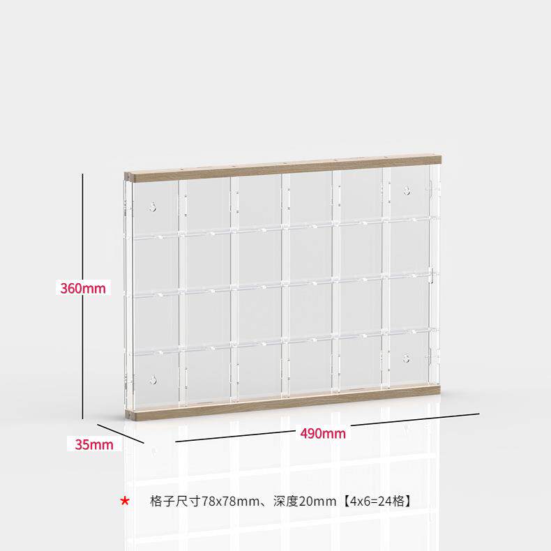 吧唧展示盒收纳架亚克力谷子徽章seria周边同人挂件框防尘展示架