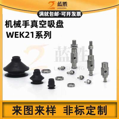 WEK21-D6/D4/D8/D2-WEM12-K-10-4-6机械手真空吸盘气动吸嘴金具杆