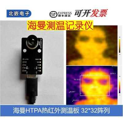 海曼HTPA32X32红外热成像 测温采集记录仪 多点实时温度分析AI