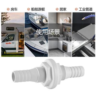 塑料船用排水口游艇用排舱底排污口ABS流水口舷侧排水孔