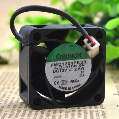 建准SUNON PMD1204PKB3 12V 2.6W 4020 4CM厘米 双滚珠温控风扇