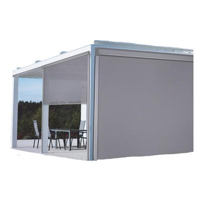 户帘外电动挡防风卷帘光房凉亭雨遮光遮阳ULW阳智能升降阳台隔断