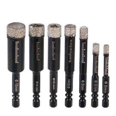 Hexagonal Shank Drill 5/6/8/10/12/16mm Brazed Dry Drill Bit