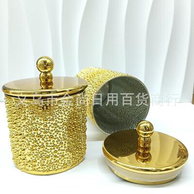 Manufacturer Direct Sale: Golden Pearl Design Storage Jars,