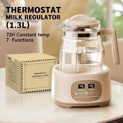 外贸出口temperature control kettle玻璃恒温壶家用养生烧水壶