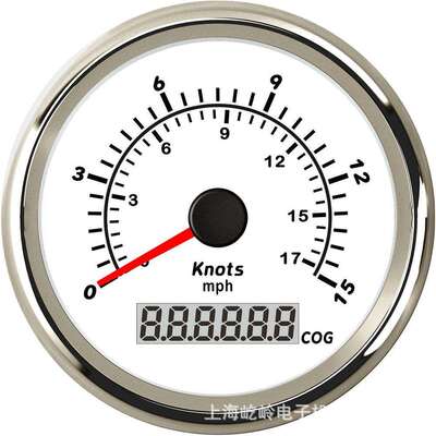 85mm指针15/35/70Knots速度表码表迈速表轮船客船货船船用仪表
