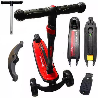 飞鹤滑板汽车配件前轮架转向轮架前轮连接件鑫奥林089款轮子煞车