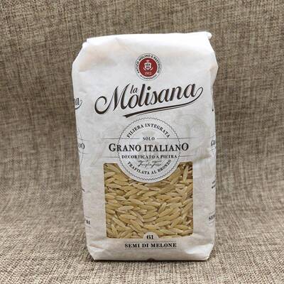 Molisana茉莉莎娜米形意大利面500g 进口儿童速食米粒面意粉 61#