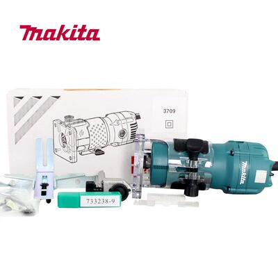 牧田修边机3709 木工修边机 530W功率专用修边机 木工雕刻机