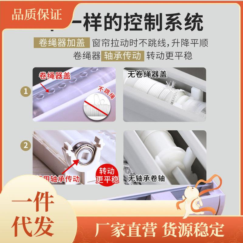 ⇜无绳推拉蜂巢帘遮阳隔热蜂窝帘风琴帘免打孔折叠防水遮光百叶