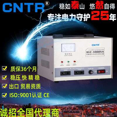 泰然相家用220v全自动1kva交流稳压器出口非洲稳压电源厂家