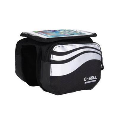 bicycle frame bag bike seatpost pack cycling phone holder 20