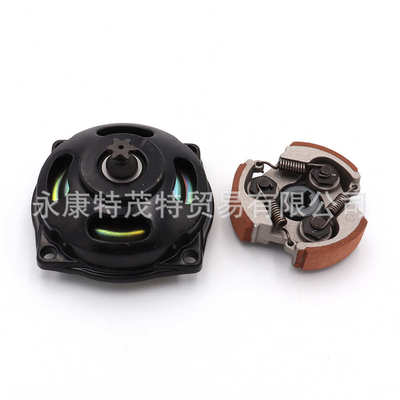 25H 7T齿轮铝离合器甩块43cc 47cc 49cc迷你小跑小齿轮箱前链轮箱