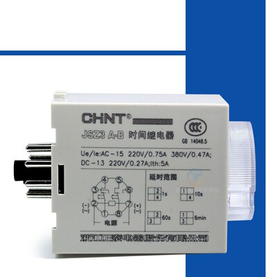 ST3P正泰JSZ3A-B通电24V延时380V时间220V继电器A C D 30S 6 10分