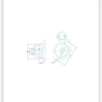常发1130起动机马达QDJ1407E起动机马达12V9齿
