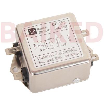 EMI FILTER 深谷 SGAC3-20A 交流单相通用电源滤波器 20A 250VAC