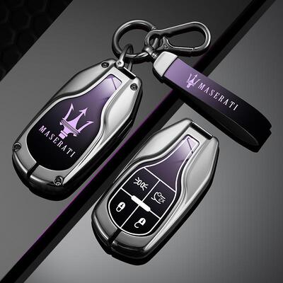 适用玛莎拉蒂总裁钥匙套Ghibli吉博力Levante莱万特MC20高档车包