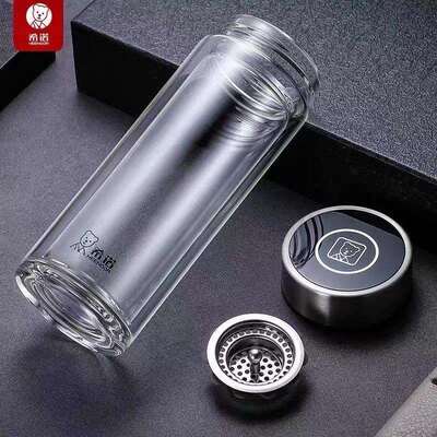 希诺双层隔热高档玻璃杯XN-6590/6591/6592/6593/6595/6596商务杯