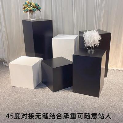 柱示台展展示柜子667模特底座服装店立桌陈列柜展会展厅陈列架展